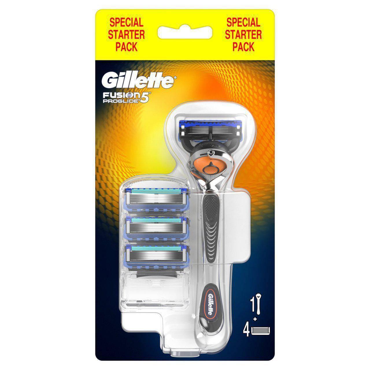 Gillette Fusion5 ProGlide Razor Starter Pack - FlexBall Technology - 4